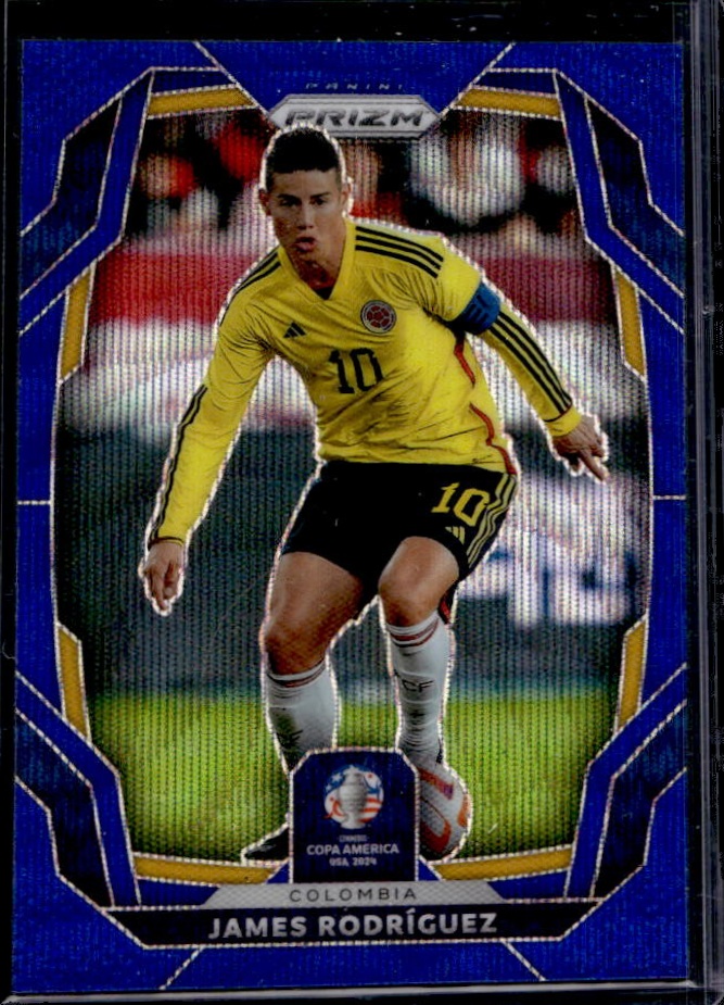James Rodriguez 2024 Prizm Copa America #49 Blue Wave /199 Price Guide ...
