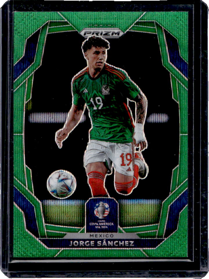 Jorge Sanchez 2024 Prizm Copa America #141 Green Wave Price Guide ...
