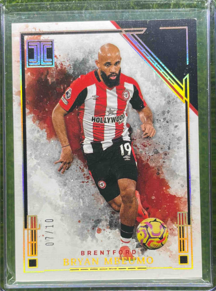 Bryan Mbeumo 2024 Impeccable Premier League #101 Gold /10 Price Guide ...