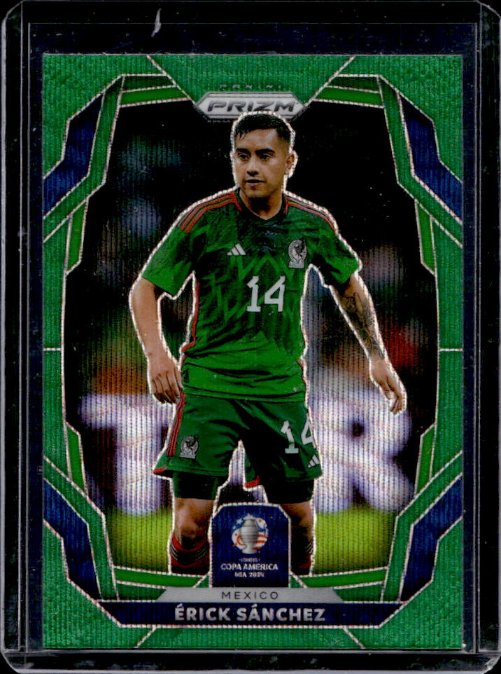 Erick Sanchez 2024 Prizm Copa America #135 Green Wave Price Guide ...
