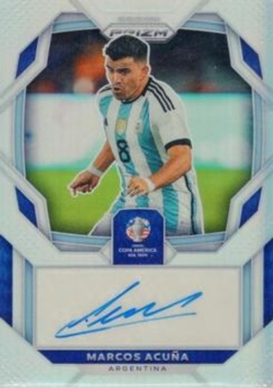 Marcos Acuna 2024 Prizm Copa America #S-MAA Signatures - Silver Price ...