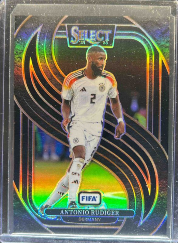Antonio Rudiger 2024 Select FIFA #175 Mezzanine Black /1 Price Guide ...