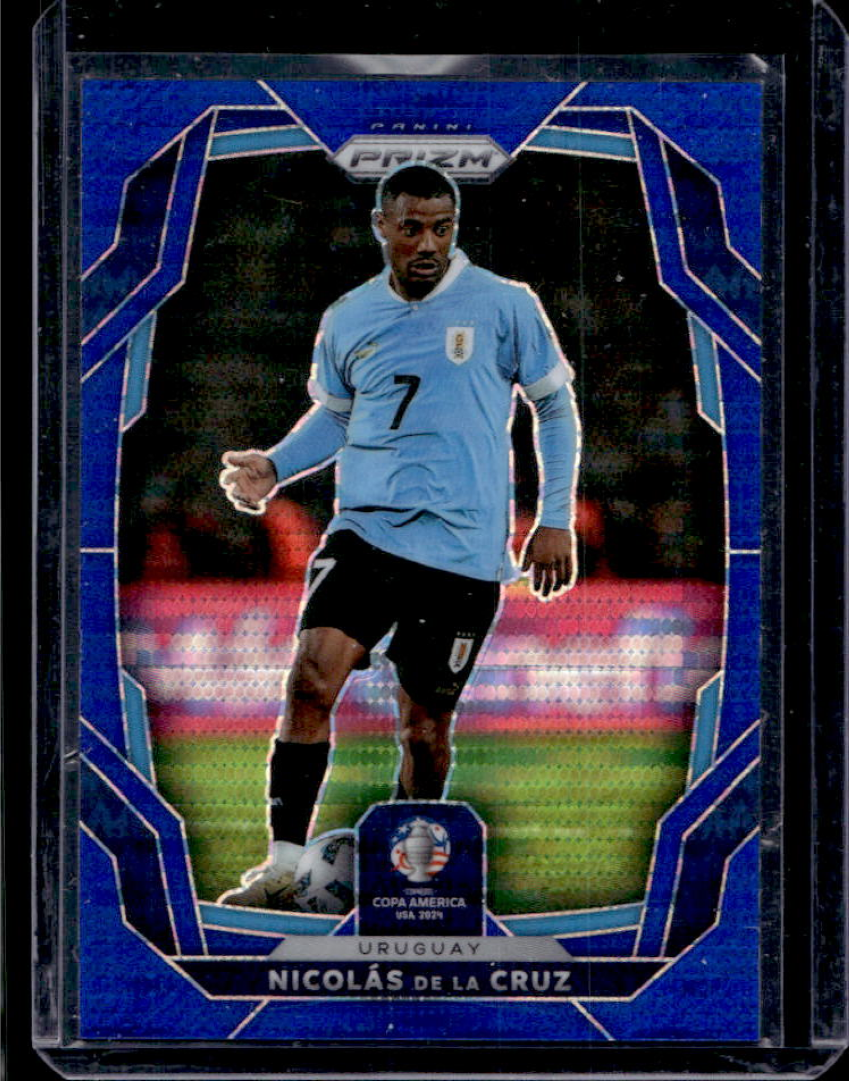 Nicolas De La Cruz 2024 Prizm Copa America #96 Blue Pulsar /75 Price ...