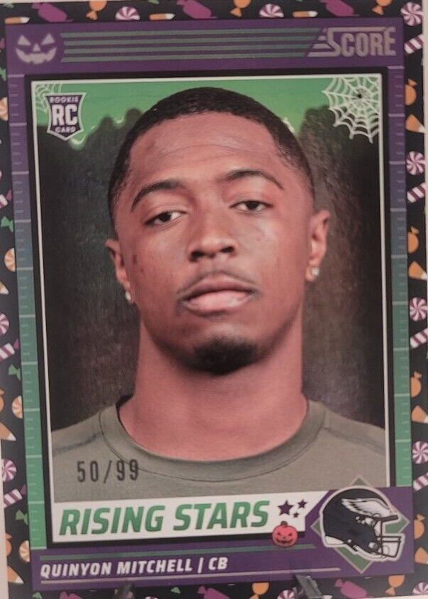 Quinyon Mitchell 2024 Score-A-Treat #41 Rising Stars - Trick or Treat ...