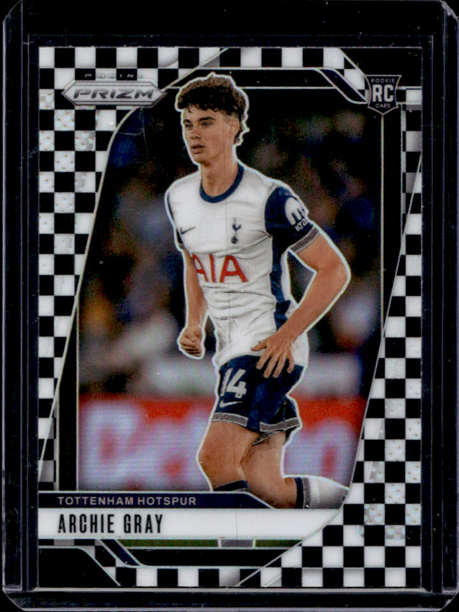 Archie Gray 2024 Prizm Premier League #76 Black & White Checker Price ...
