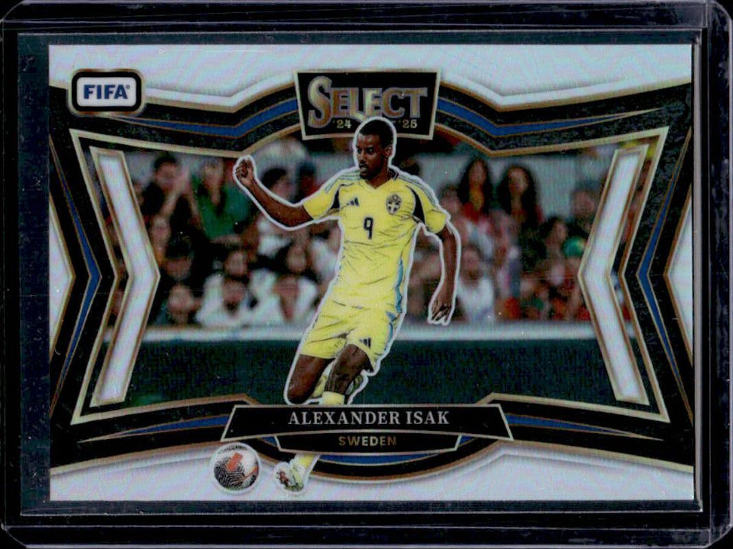 Alexander Isak 2024 Select FIFA #224 Field Level Silver Price Guide ...
