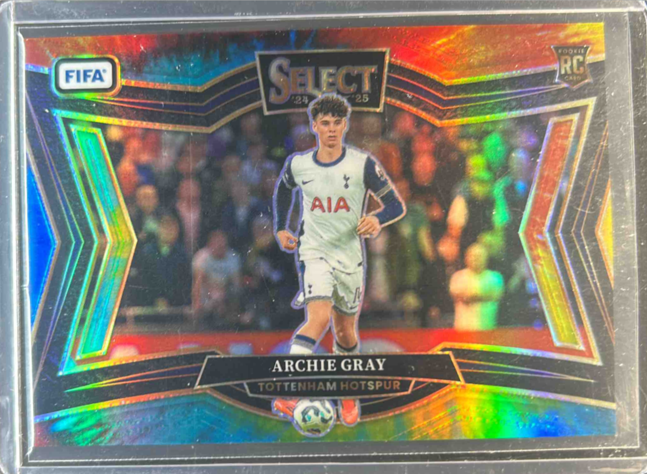Archie Gray 2024 Select FIFA #230 Field Level Tie-Dye /25 Price Guide ...