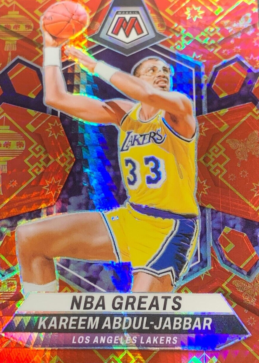 Kareem Abdul-Jabbar 2023 Mosaic #299 NBA Greats - Lucky Envelopes /8 ...