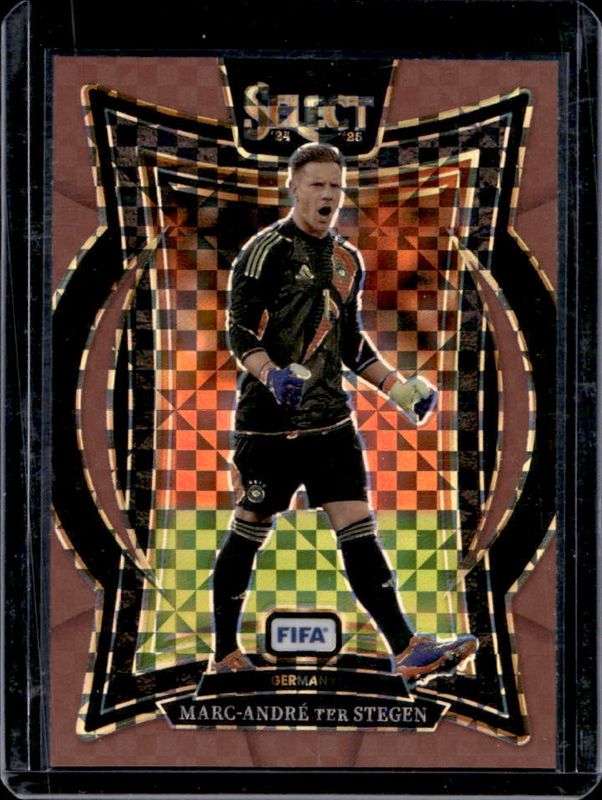 Marc-Andre ter Stegen 2024 Select FIFA #80 Terrace Bronze Checker /75 ...