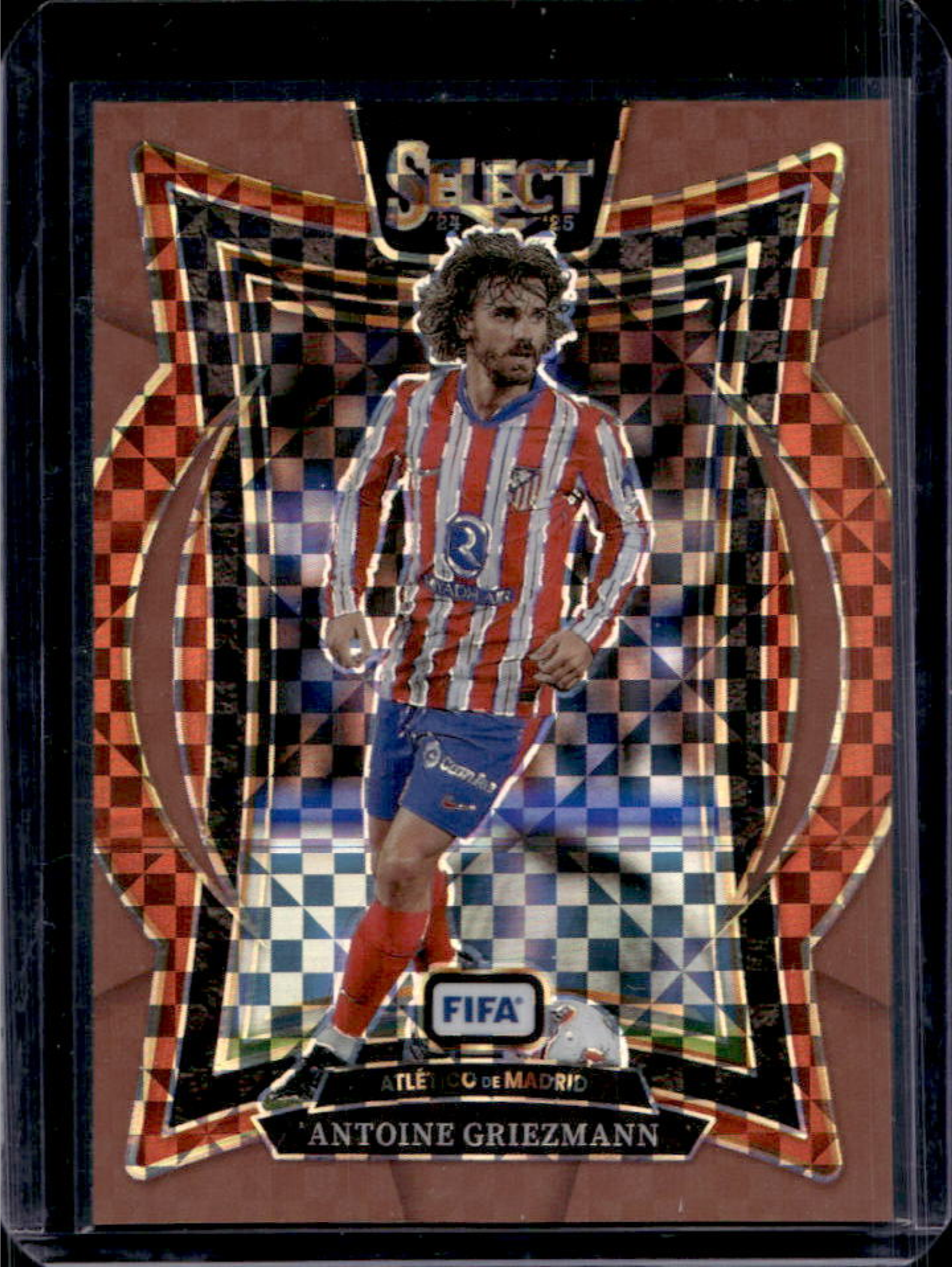 Antoine Griezmann 2024 Select FIFA #11 Terrace Bronze Checker /75 Price ...
