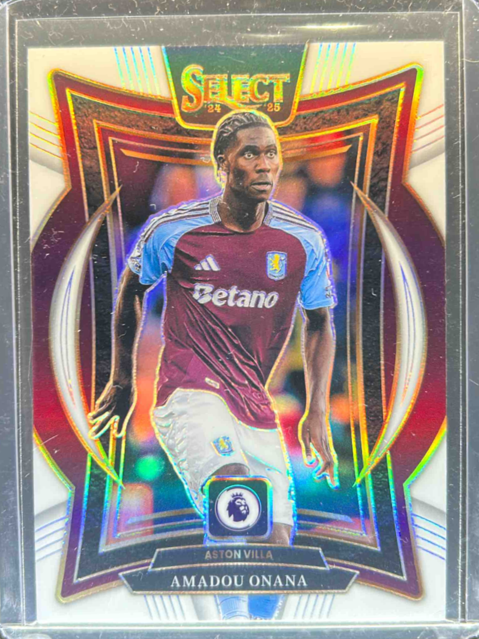 Amadou Onana 2024 Select Premier League #15 Terrace White /20 Price ...
