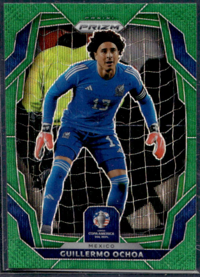 Guillermo Ochoa 2024 Prizm Copa America #127 Green Wave Price Guide ...