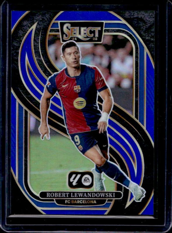 Robert Lewandowski 2024 Select La Liga #153 Base Blue Price Guide ...