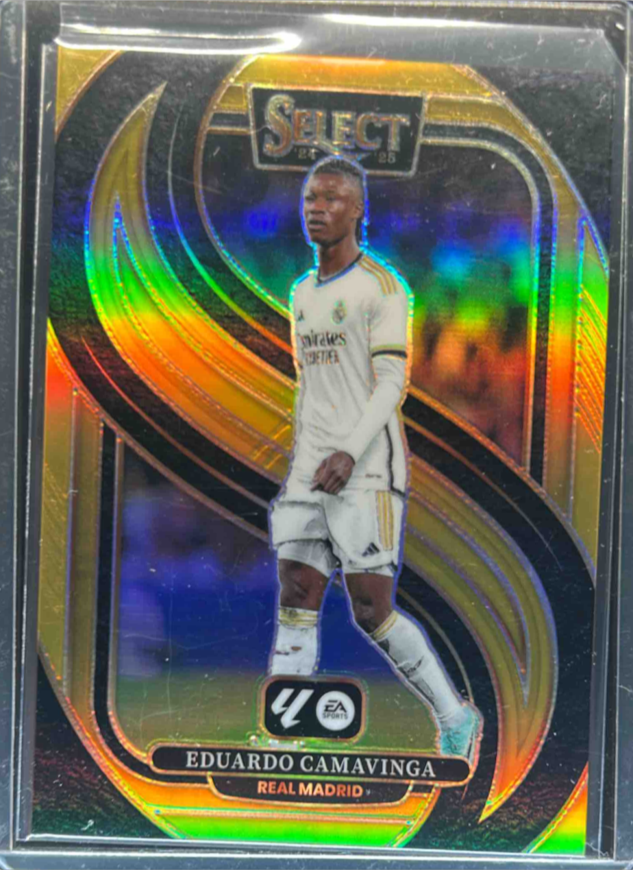 Eduardo Camavinga 2024 Select La Liga #119 Base Gold /10 Price Guide ...