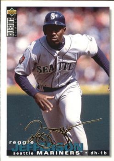Reggie Jefferson 1995 Collector's Choice #295 Gold Signatures Price ...