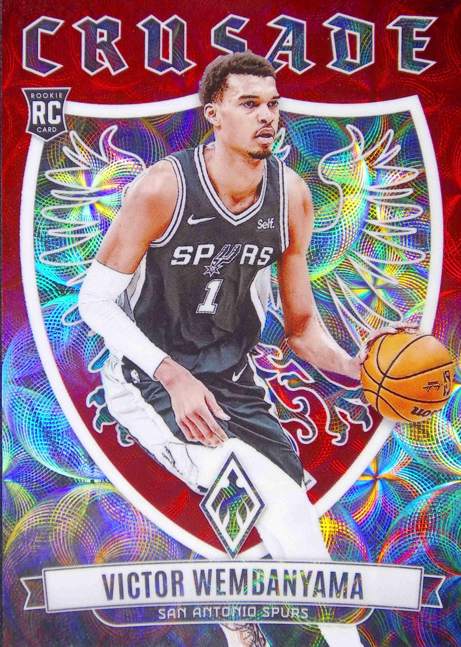 Victor Wembanyama 2023 Phoenix #3 Crusade - International Red /75 Price ...