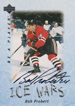 Bob Probert 1995 Upper Deck Be a Player #S221 Autographs Price Guide ...