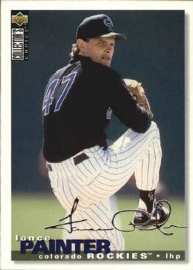 Lance Painter 1995 Collector's Choice #449 Silver Signatures Price ...