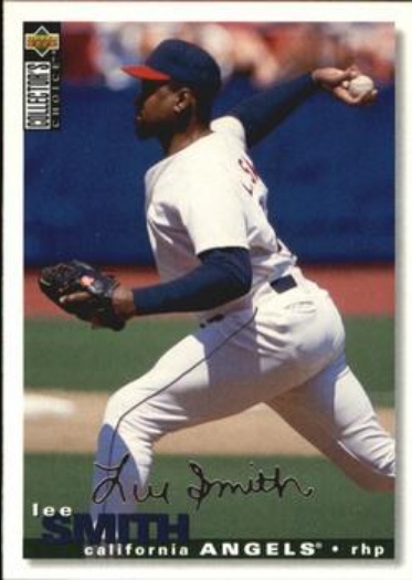 Lee Smith 1995 Collector's Choice #105 Silver Signatures Price Guide ...