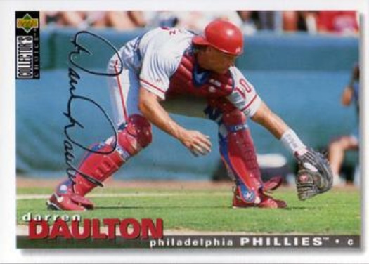 Darren Daulton 1995 Collector's Choice #370 Silver Signatures Price ...