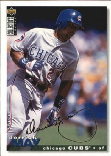 Derrick May 1995 Collector's Choice #209 Silver Signatures Price Guide ...