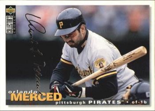 Orlando Merced 1995 Collector's Choice #375 Silver Signatures Price ...