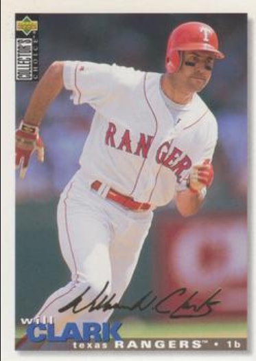 Will Clark 1995 Collector's Choice #400 Gold Signatures Price Guide ...