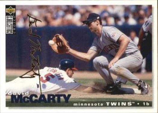 David McCarty 1995 Collector's Choice #485 Gold Signatures Price Guide ...