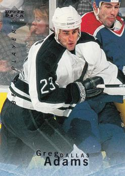Greg Adams 1995 Upper Deck Be a Player #22 Base Price Guide - Sports ...