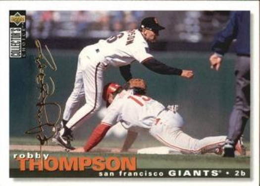 Robby Thompson 1995 Collector's Choice #253 Gold Signatures Price Guide ...