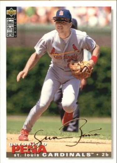 Geronimo Pena 1995 Collector's Choice #186 Gold Signatures Price Guide ...