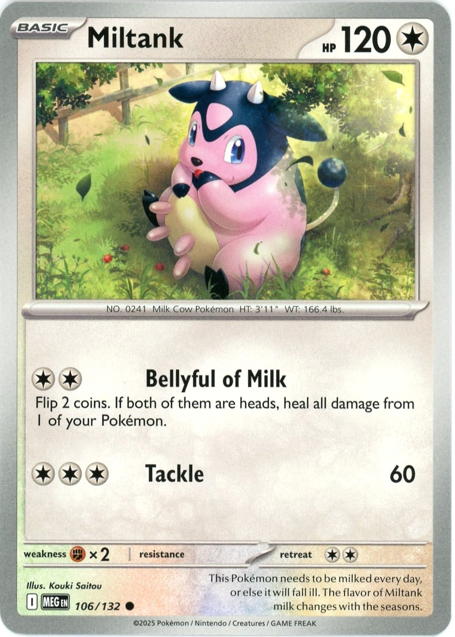 Miltank 2025 Mega Evolution #106/132 Base Price Guide - Sports Card ...