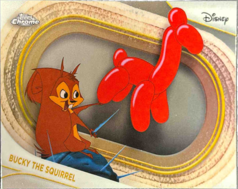 Bucky the Squirrel 2025 Topps Chrome Disney #23 Base Price Guide ...