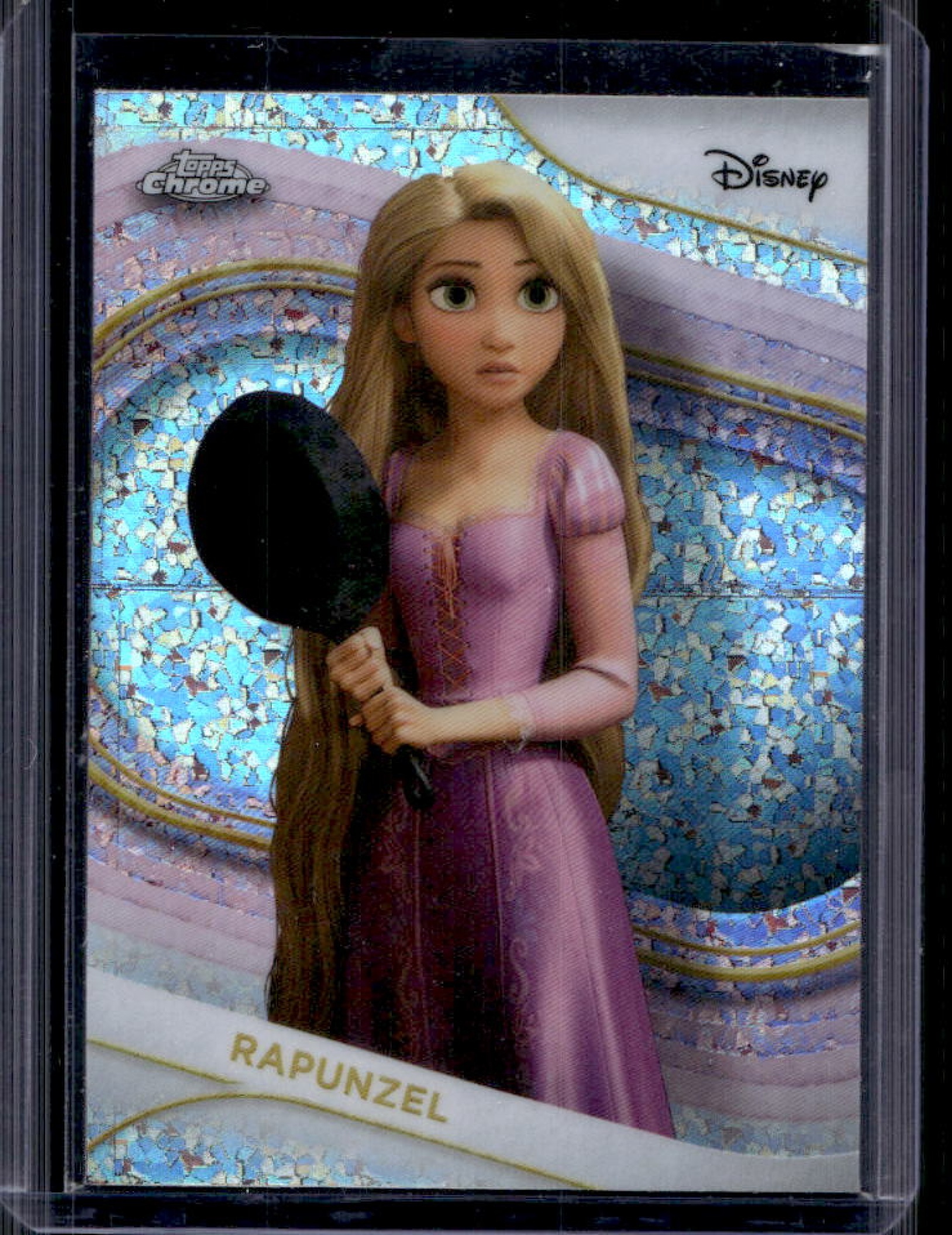 Rapunzel 2025 Topps Chrome Disney #116 Mini Diamonds Refractor Price ...