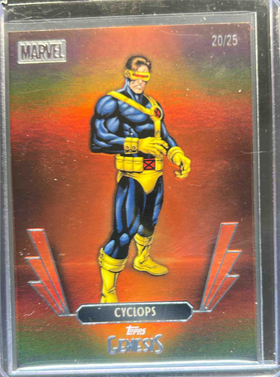 Cyclops 2025 Topps Disney Genesis #73 Orange Foil /25 Price Guide - Sports Card Investor