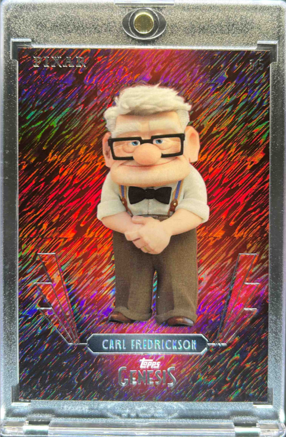 Carl Fredrickson 2025 Topps Disney Genesis #48 Red Shimmer /5 Price ...