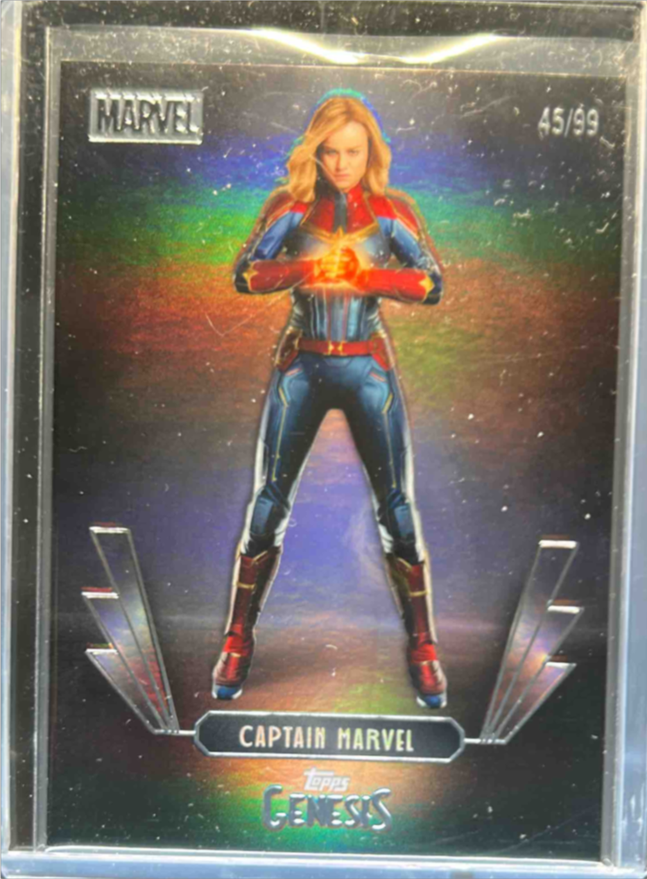 Captain Marvel 2025 Topps Disney Genesis #97 Base /99 Price Guide ...