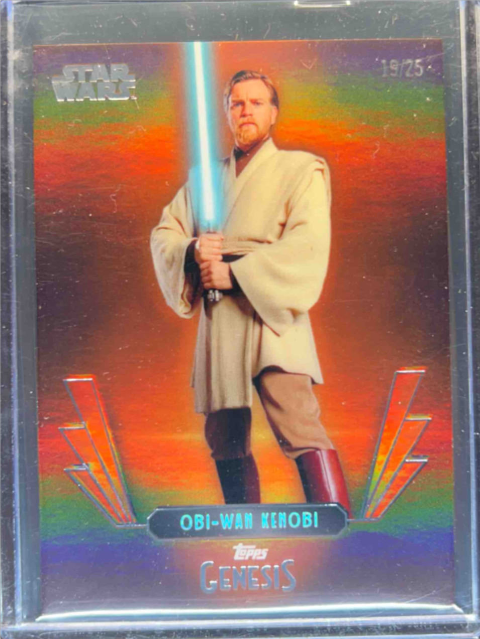 Obi-Wan Kenobi 2025 Topps Disney Genesis #15 Orange Foil /25 Price ...