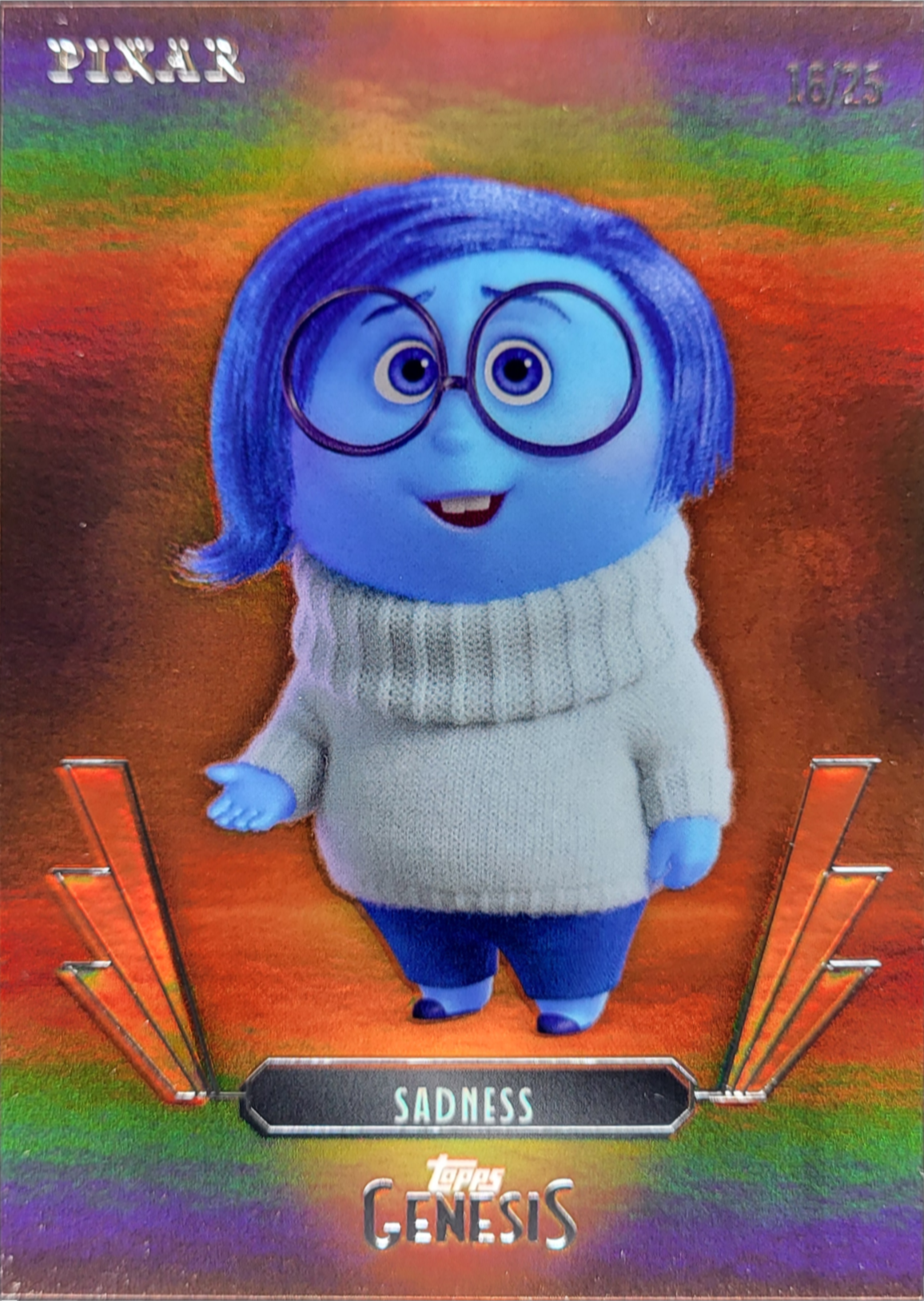 Sadness 2025 Topps Disney Genesis #42 Orange Foil /25 Price Guide ...