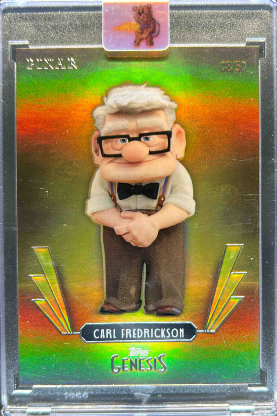 Carl Fredrickson 2025 Topps Disney Genesis #48 Gold Foil /50 Price ...