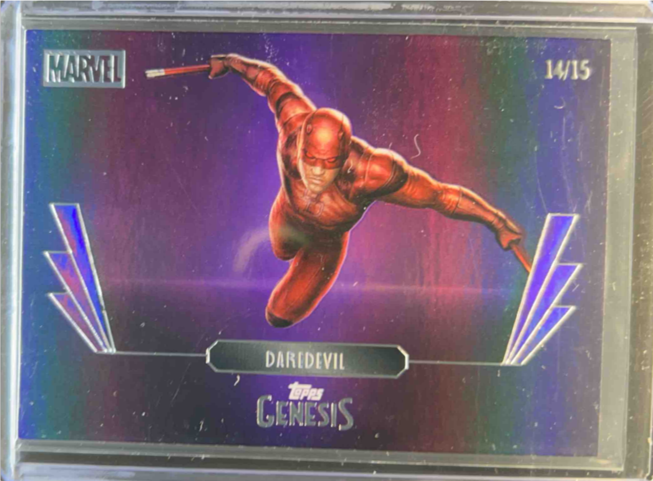 Daredevil 2025 Topps Disney Genesis #67 Purple Foil /15 Price Guide ...