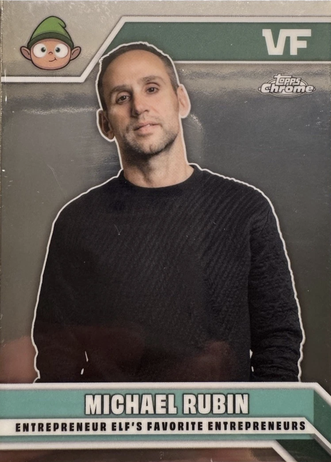 Michael Rubin 2025 Topps Chrome VeeFriends #EE-MR Entrepreneur Elf’s ...