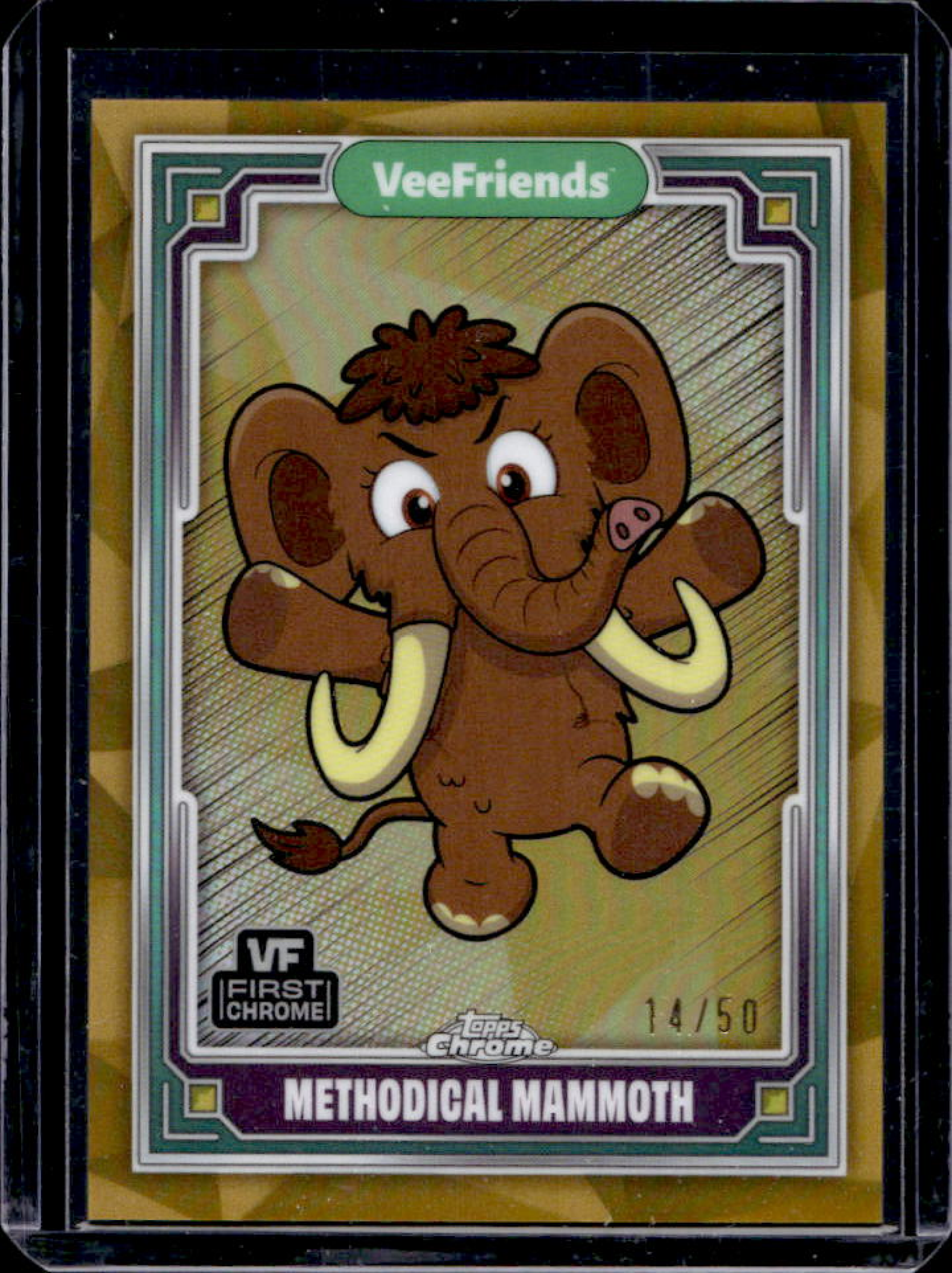 Methodical Mammoth 2025 Topps Chrome VeeFriends #71 Gold Refractor /50 ...