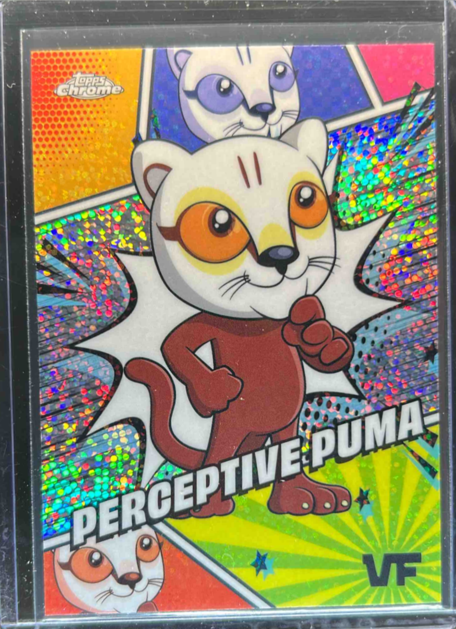 Perceptive Puma 2025 Topps Chrome VeeFriends #MSS-82 Manga Speckle ...