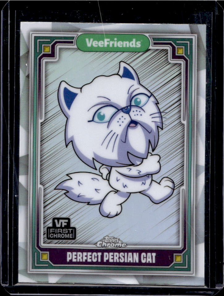Perfect Persian Cat 2025 Topps Chrome VeeFriends #13 Refractor Price ...