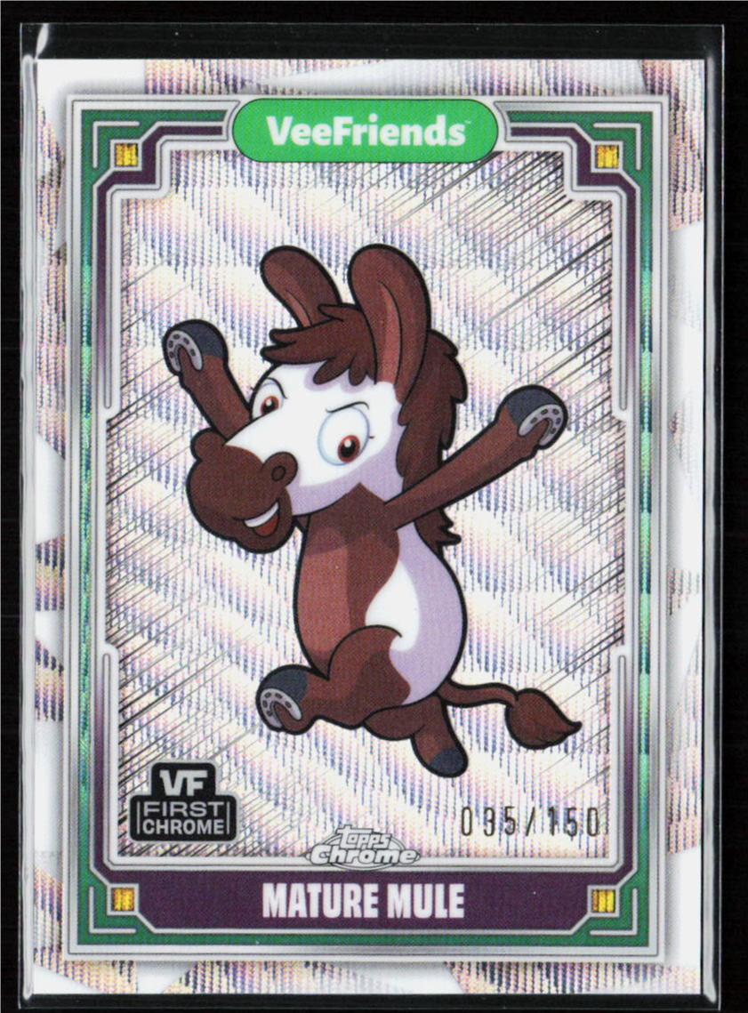 Mature Mule 2025 Topps Chrome VeeFriends #92 Wave Refractor /150 Price ...