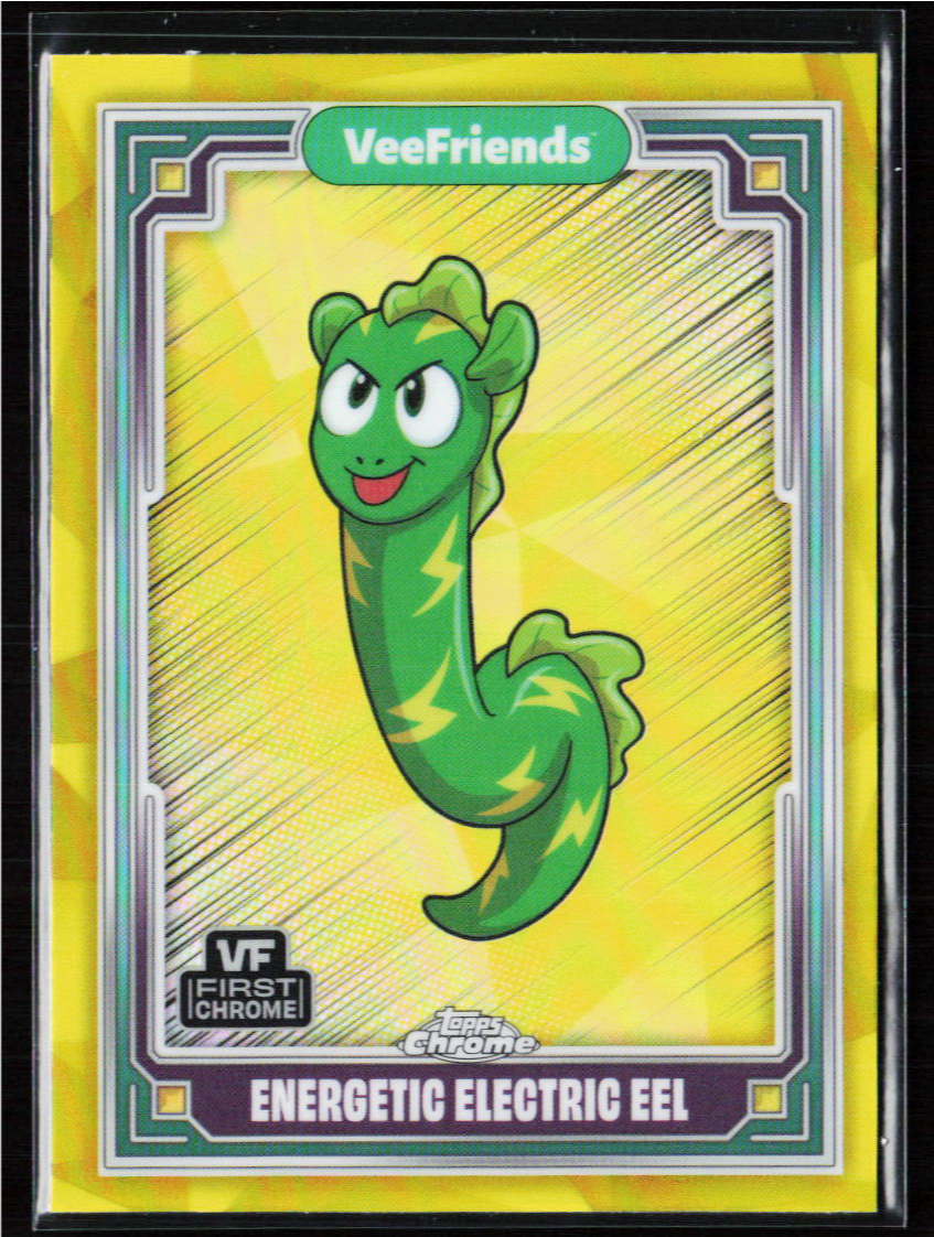 Energetic Electric Eel 2025 Topps Chrome VeeFriends #84 Yellow Refractor Price Guide - Sports ...