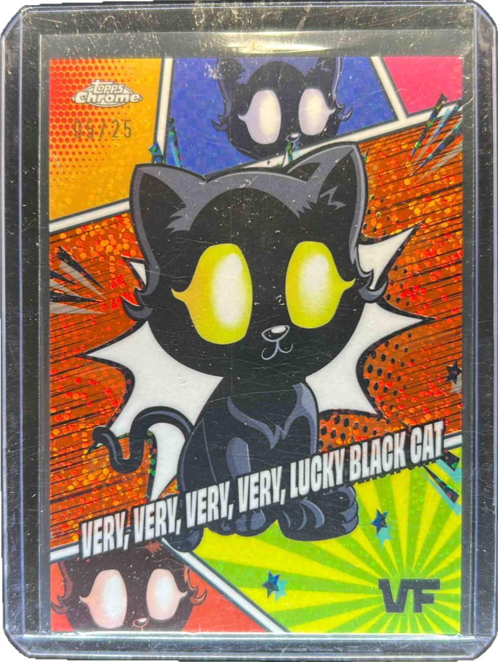 Very, Very, Very, Very Lucky Black Cat 2025 Topps Chrome VeeFriends # ...
