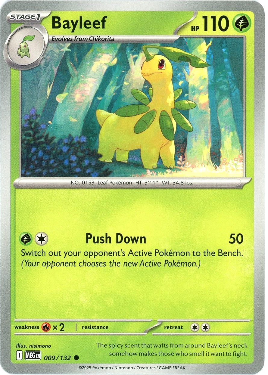 Bayleef 2025 Mega Evolution #009/132 Base Price Guide - Sports Card ...