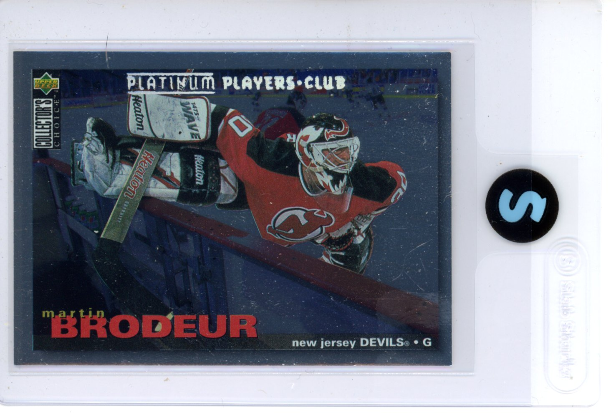 Martin Brodeur 1995 Upper Deck Collectors Choice #204 Platinum Player's ...